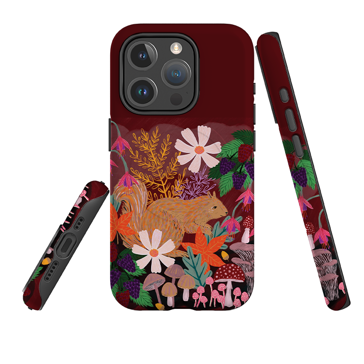 iPhone MagSafe Tough Case - Autumn Squirrel By Lee Foster Wilson ...