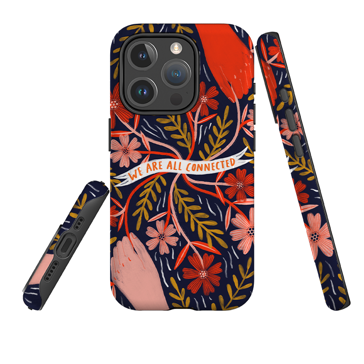 iPhone MagSafe Tough Case - All Connected By Lee Foster Wilson ...