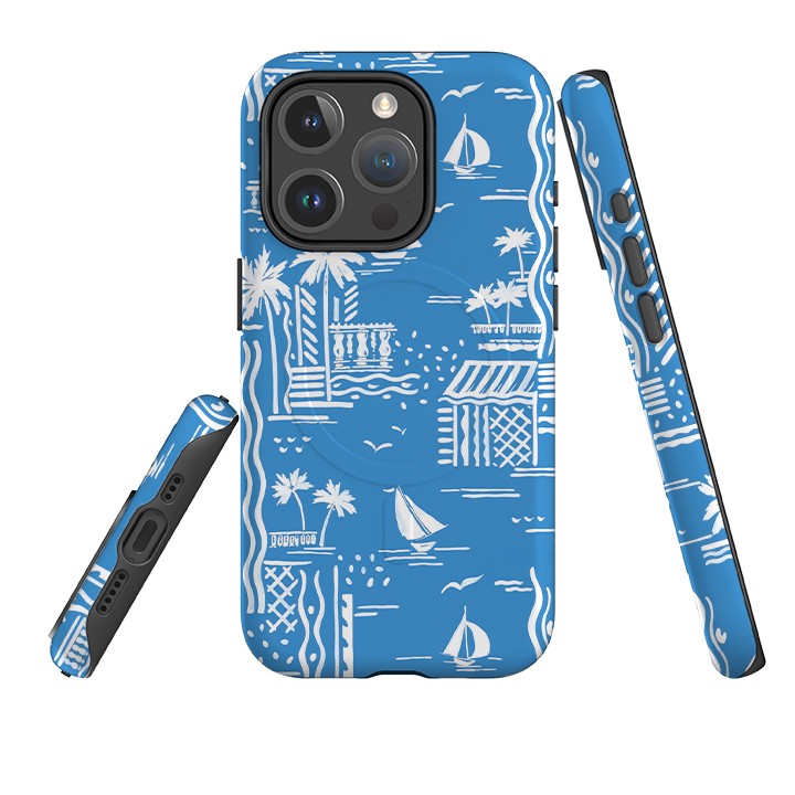 iPhone MagSafe Tough Case - Cote D'Azur Boats By Sarah Campbell ...