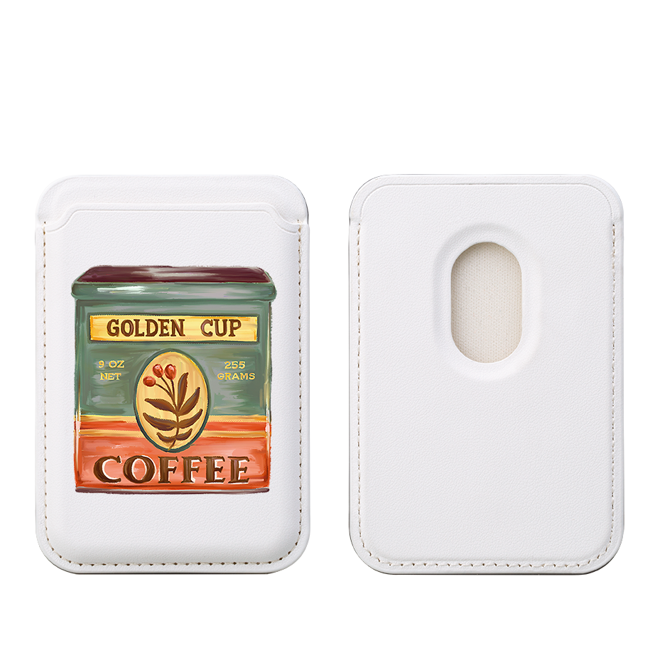 Coffee MagSafe Wallet- White – Stringberry