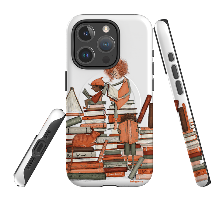 iPhone MagSafe Tough Case - Readers by Maja Lindberg – Stringberry