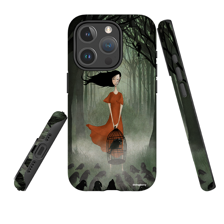 iPhone MagSafe Tough Case - The Raven Girl By Maja Lindberg – Stringberry