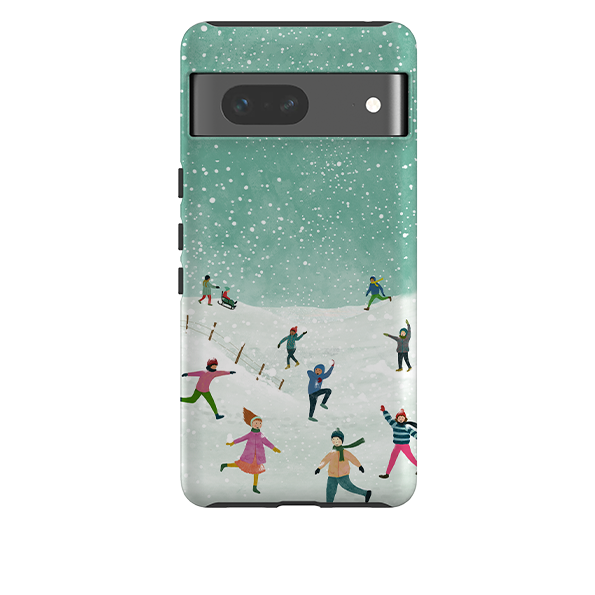 Google Tough Case - Snowball Fight By Katherine Quinn – Stringberry