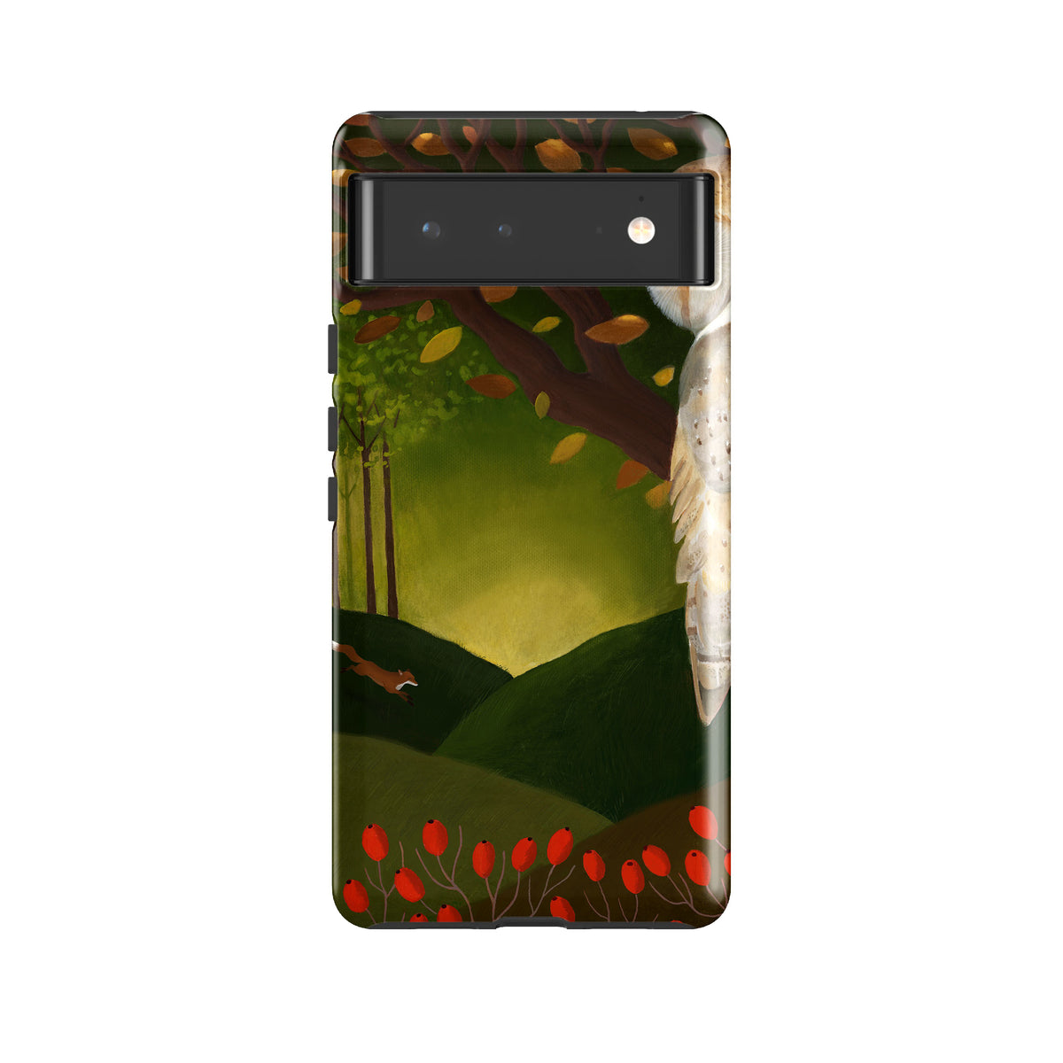 Google Tough Case - Autumn Owl And Fox By Bex Parkin – Stringberry