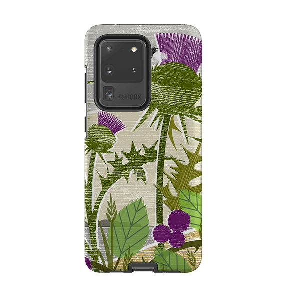 Samsung Tough Case - Purple Thistle By Liane Payne – Stringberry